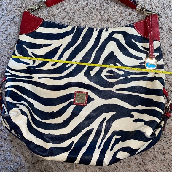 Dooney & Bourke | Bags | Authentic Dooney Bourke Zebra Cooper Hobo ...